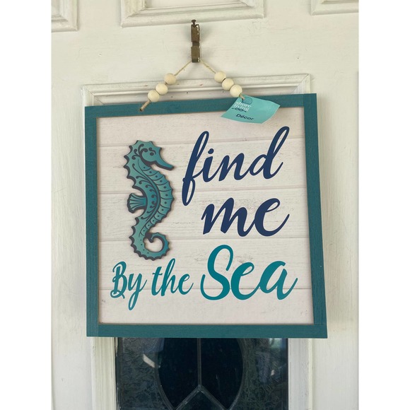 Unbranded | Wall Decor | Find Me By The Sea Coastal Ocean Beach ...